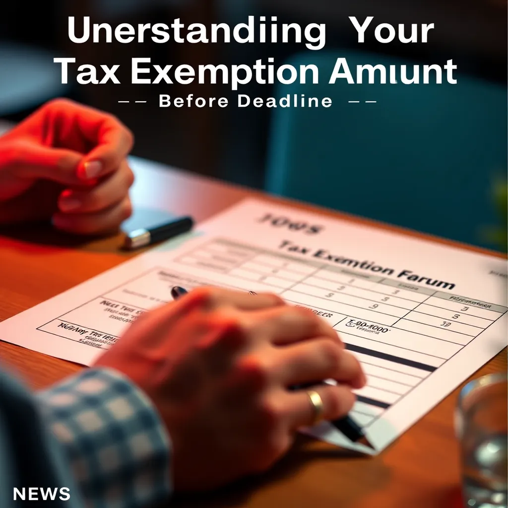 Understanding Your Tax Exemption Amount Before Deadline | BlockNuggets